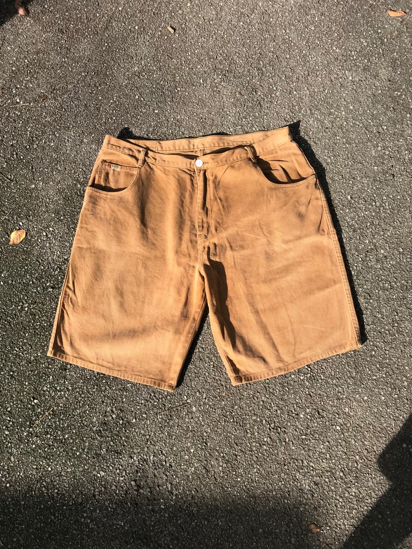 Baggy Brown Jorts, Men's Fashion, Bottoms, Jeans on Carousell