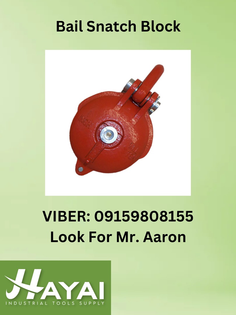 Bail Snatch Block, Commercial & Industrial, Construction Tools ...