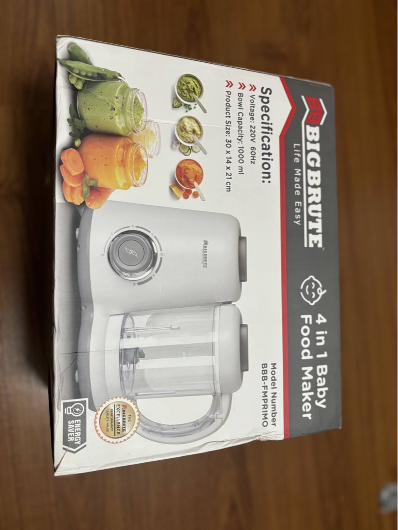 Big Brute 4 in 1 Baby Food Maker, Babies & Kids, Nursing & Feeding ...