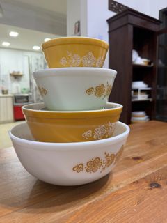 Corning Pyrex Cindy Bowl - Butterfly Gold, Furniture & Home Living ...