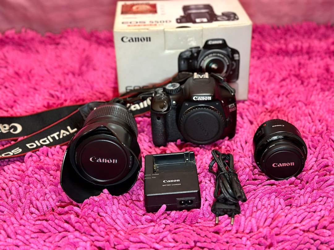 Canon EOS 550- D, Photography, Cameras on Carousell
