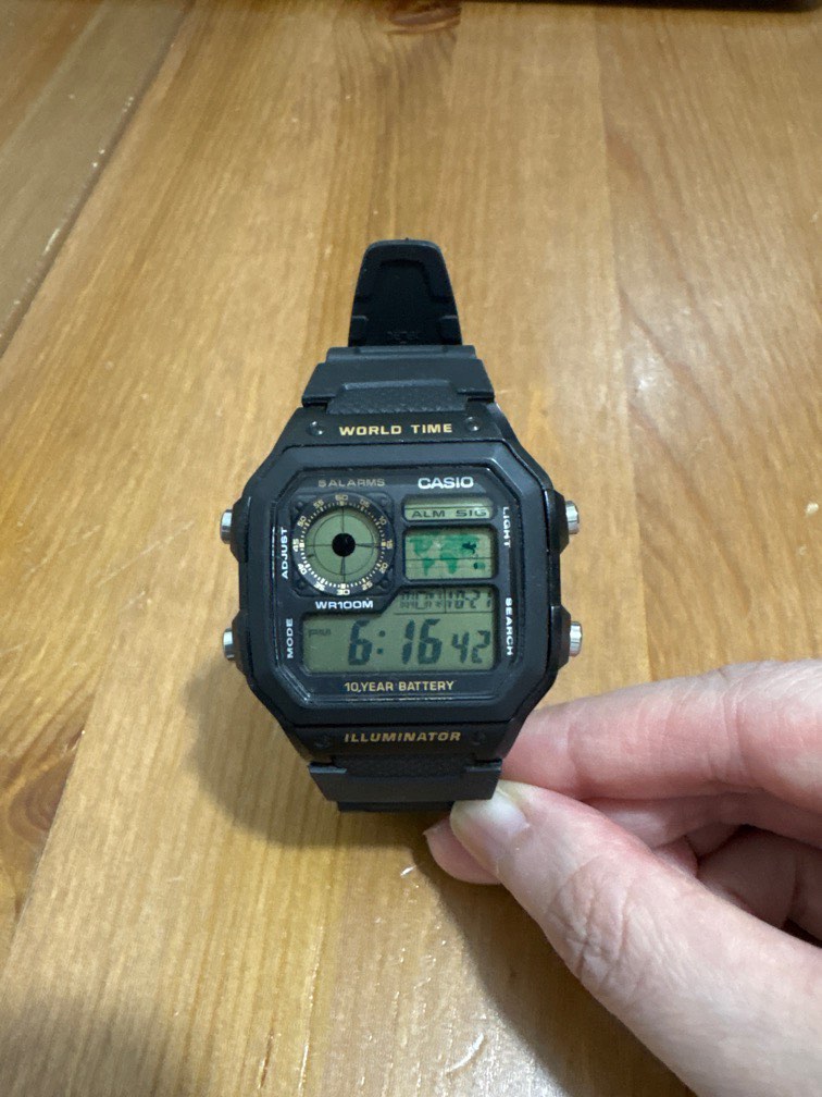 Casio watch 電子手錶, 男裝, 手錶及配件, 手錶 - Carousell