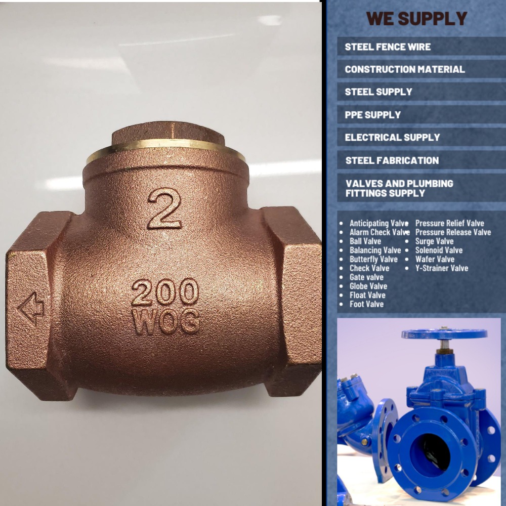 Check Valve / 2" Check Valves / Water Valve / Globe Valve, Commercial ...