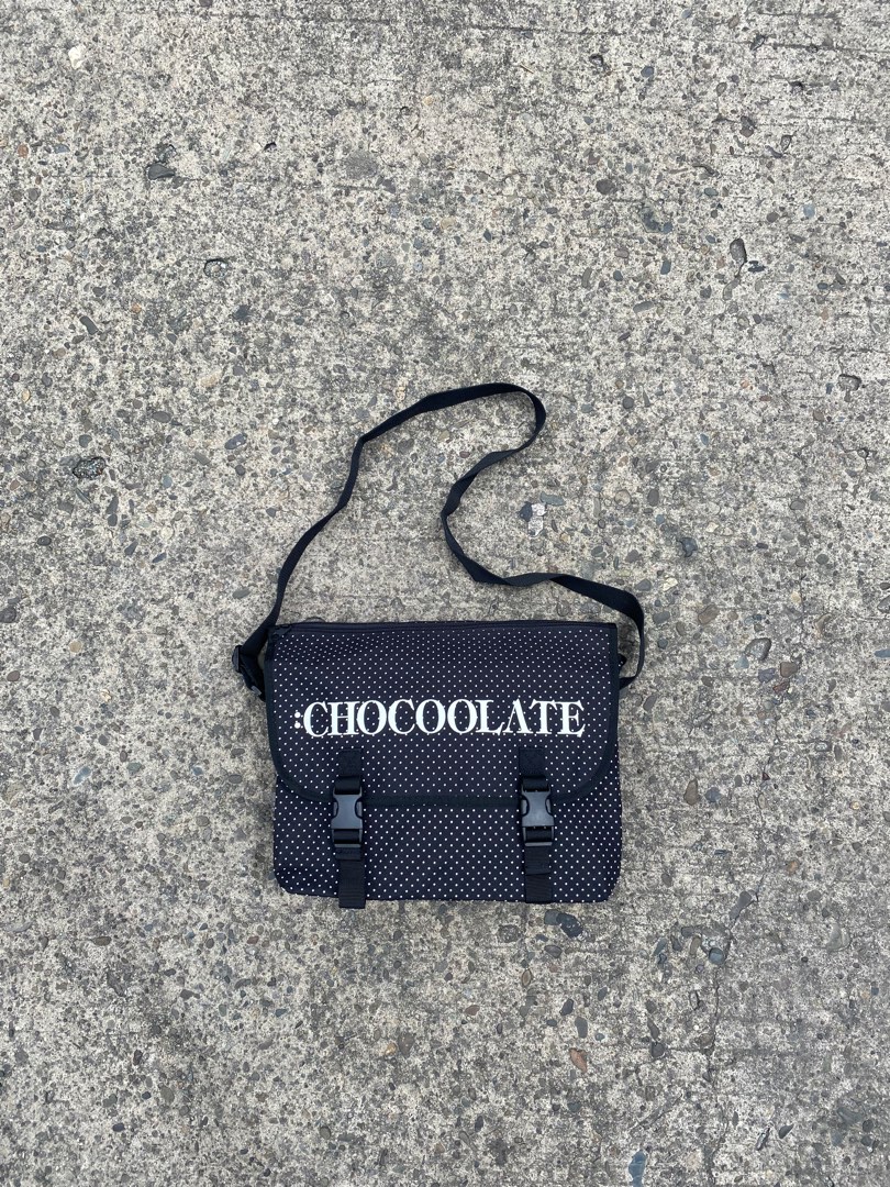 CHOCOOLATE MESSENGER BAG, Luxury, Bags & Wallets on Carousell