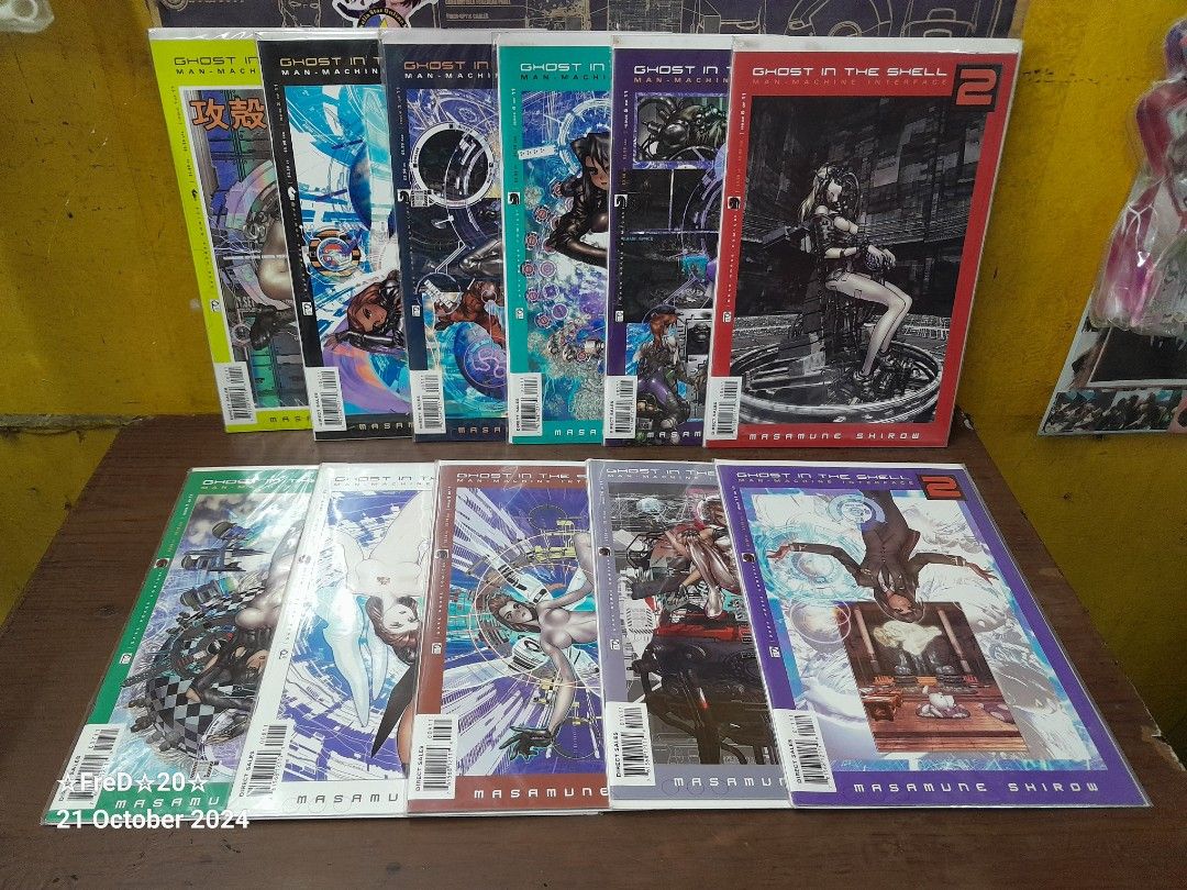 Complete Ghost In The Shell (Man-Machine Interface) No.1 to No.11 of 11 Dark Horse Comics ...