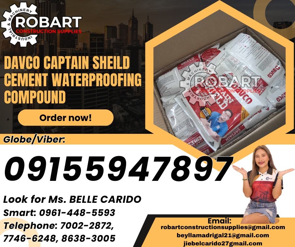 DAVCO CAPTAIN SHEILD CEMENT WATERPROOFING COMPOUND, Commercial ...