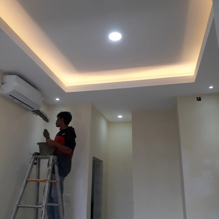 Designing Partition Wall|L-Box installation|Dry wall|Wall box up ...