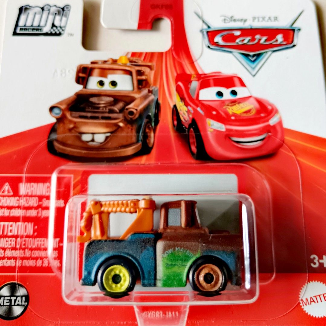 DISNEY PIXAR CARS MINI RACERS Mater Diecast 1:110 Scale, Hobbies & Toys ...