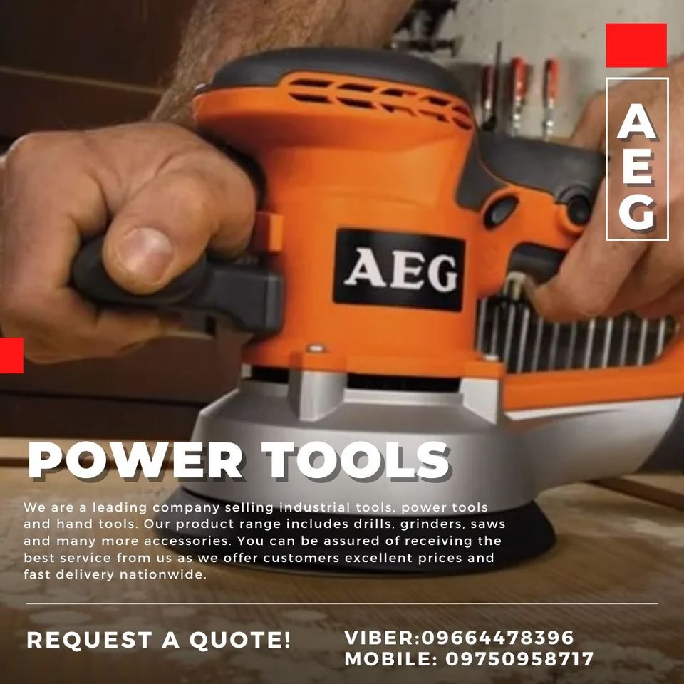 EX 150 ES Orbit Sander / AEG Random Orbit Sander, Commercial & Industrial, Construction ...