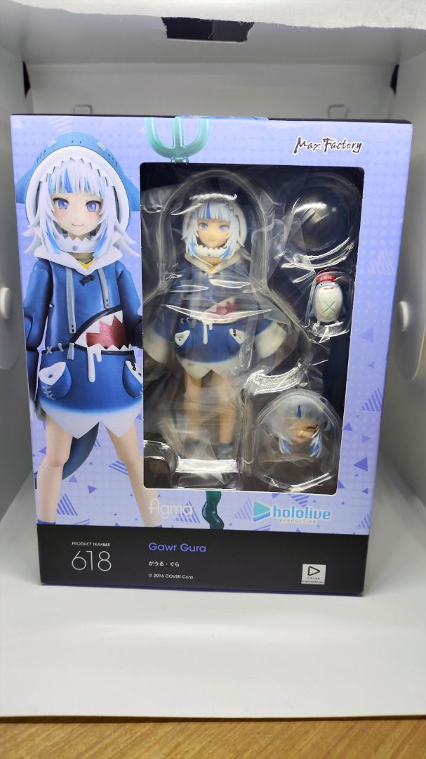 figma Hololive Gawr Gura - Max Factory figma 618, Hobbies & Toys, Toys ...