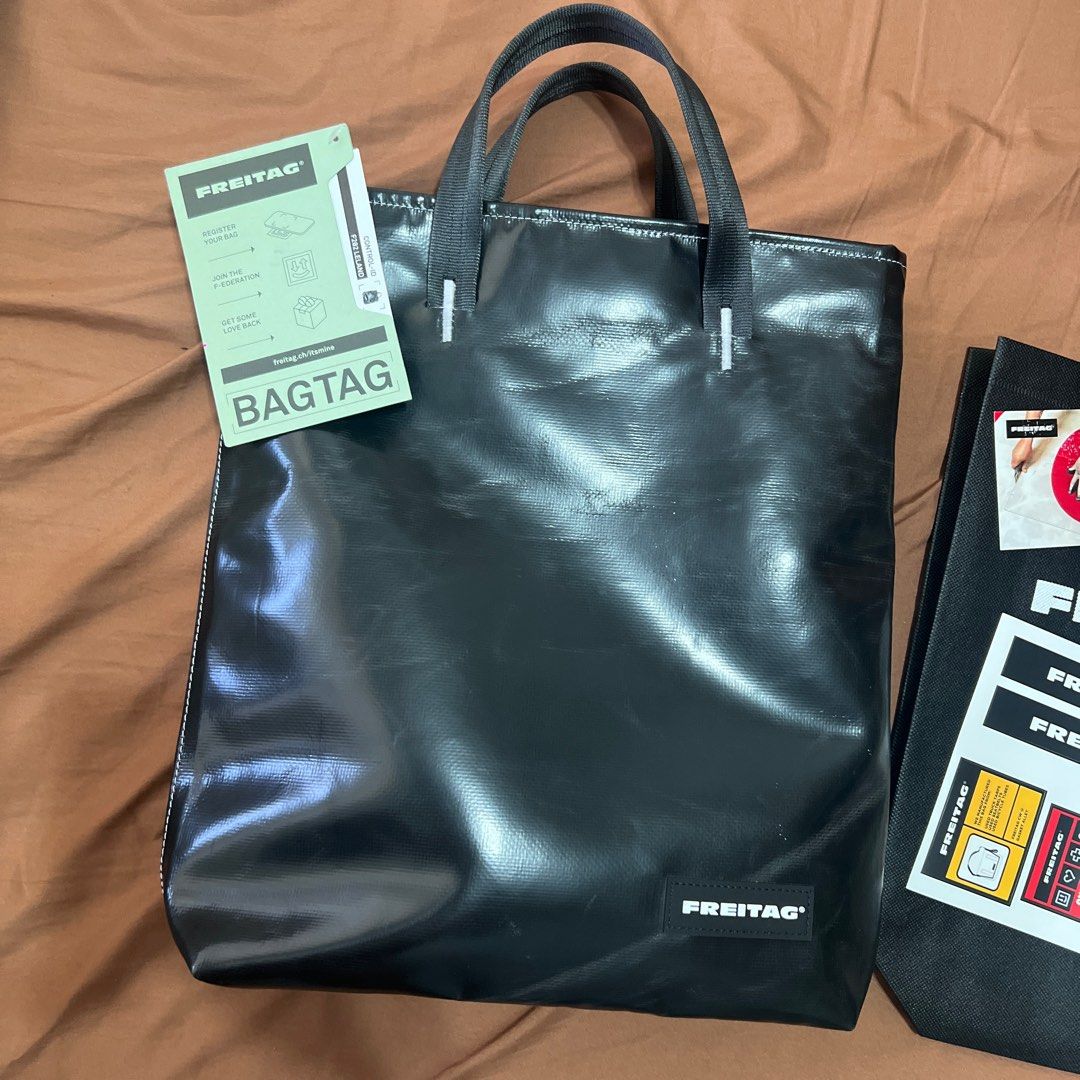 Freitag F202 LELAND (All Black) NEW With tag, Men's Fashion, Bags ...