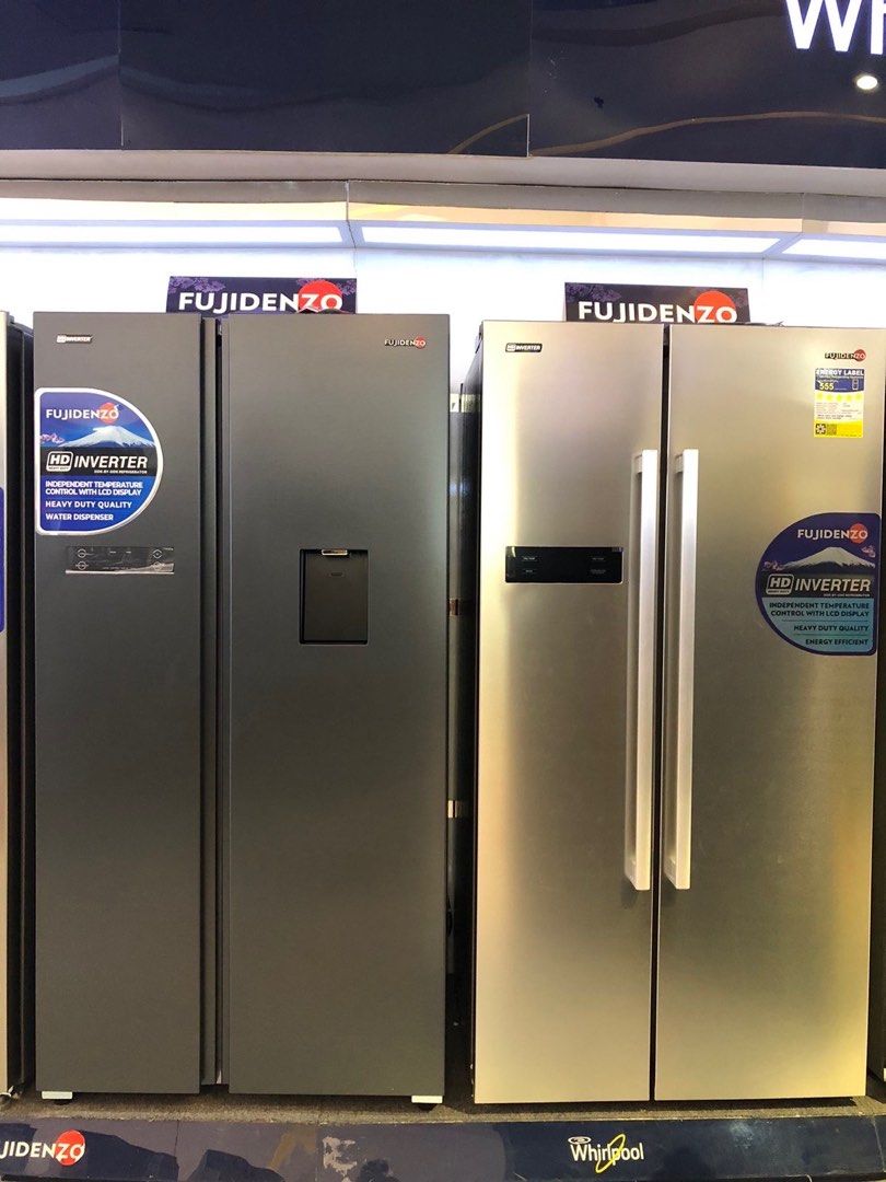 FUJIDENZO HD Inverter Side by Side and Multi Door Refrigerator ISR-20SS ...