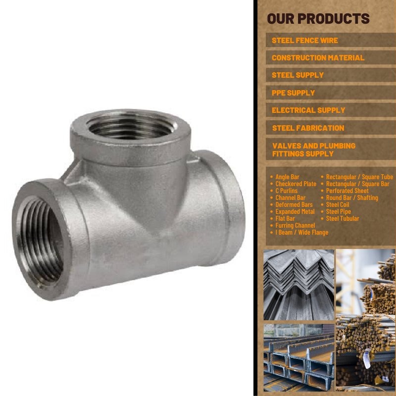 Galvanized Tee / Threaded Tee / GI Tee / Elbow / Pipes, Commercial ...