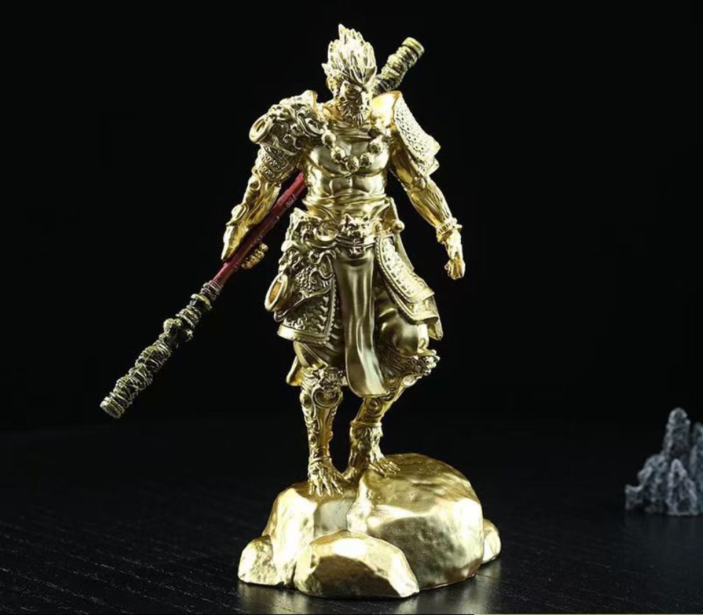 Gold Wukong 金孫悟空 Black Myth Journey to the West Figurine Game Aquarium ...