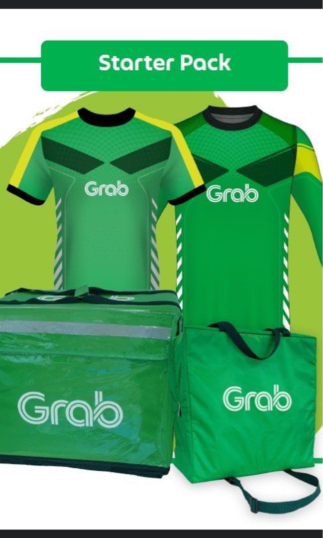 Grab Starter Pack Full, Men's Fashion, Activewear on Carousell
