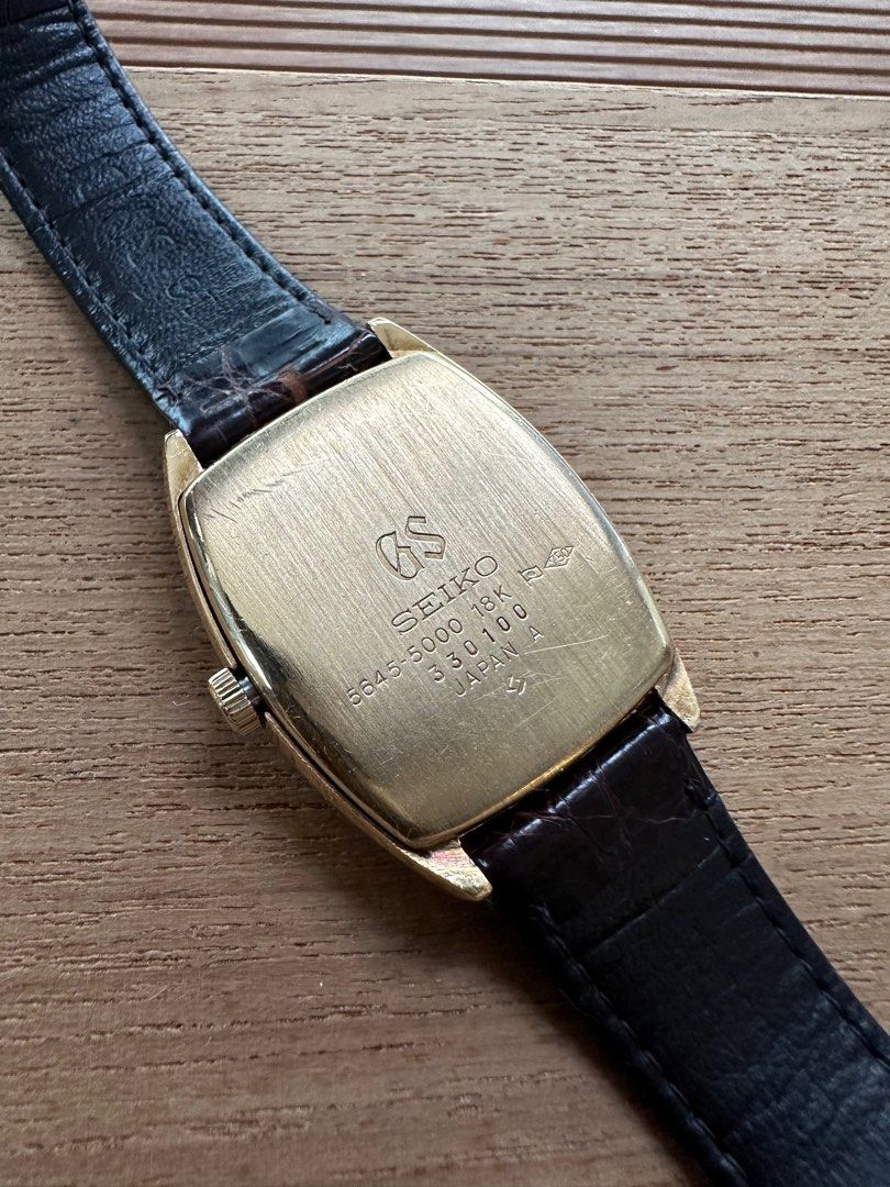 Grand Seiko 56GS 5645-5000 High-Beat 18k Solid Gold Snowflake Dial 金錶 , 名牌, 手錶 - Carousell