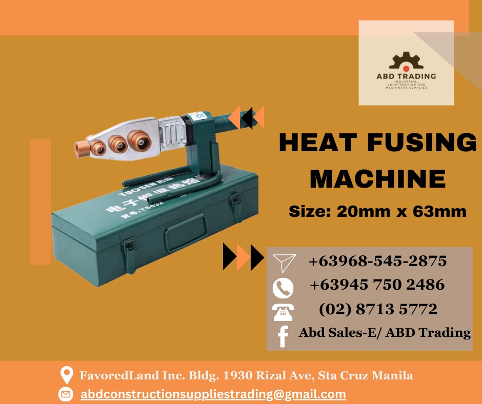 HEAT FUSING MACHINE, Commercial & Industrial, Construction Tools ...