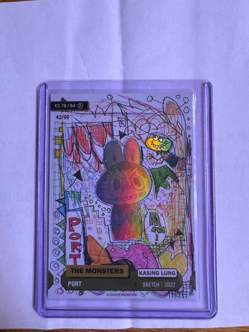 How2work h2w Collectable Trading Card CTC series 2 第二代 限號R卡 SR卡 限99 labubu 繪畫卡, 興趣及遊戲, 玩具 & 遊戲類 ...