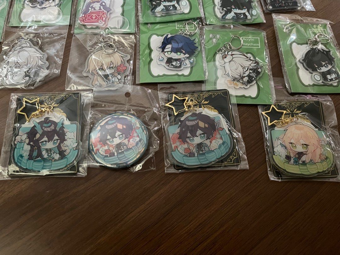 hsr honkai star rail keychains, standees, acrylic fanmade merch, pin badge, genshin impact ...