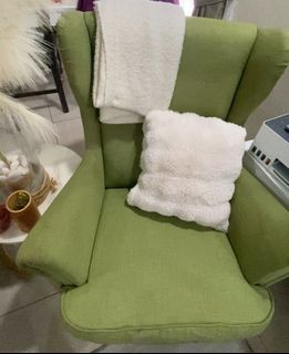 Ikea strandmon wing chair, Furniture & Home Living, Furniture, Sofas on ...