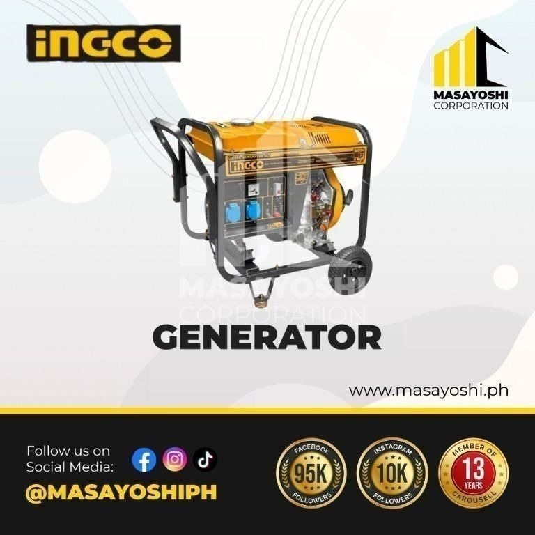 INGCO Generator Diesel GDE30001 | Generator | Power Supply, Commercial ...