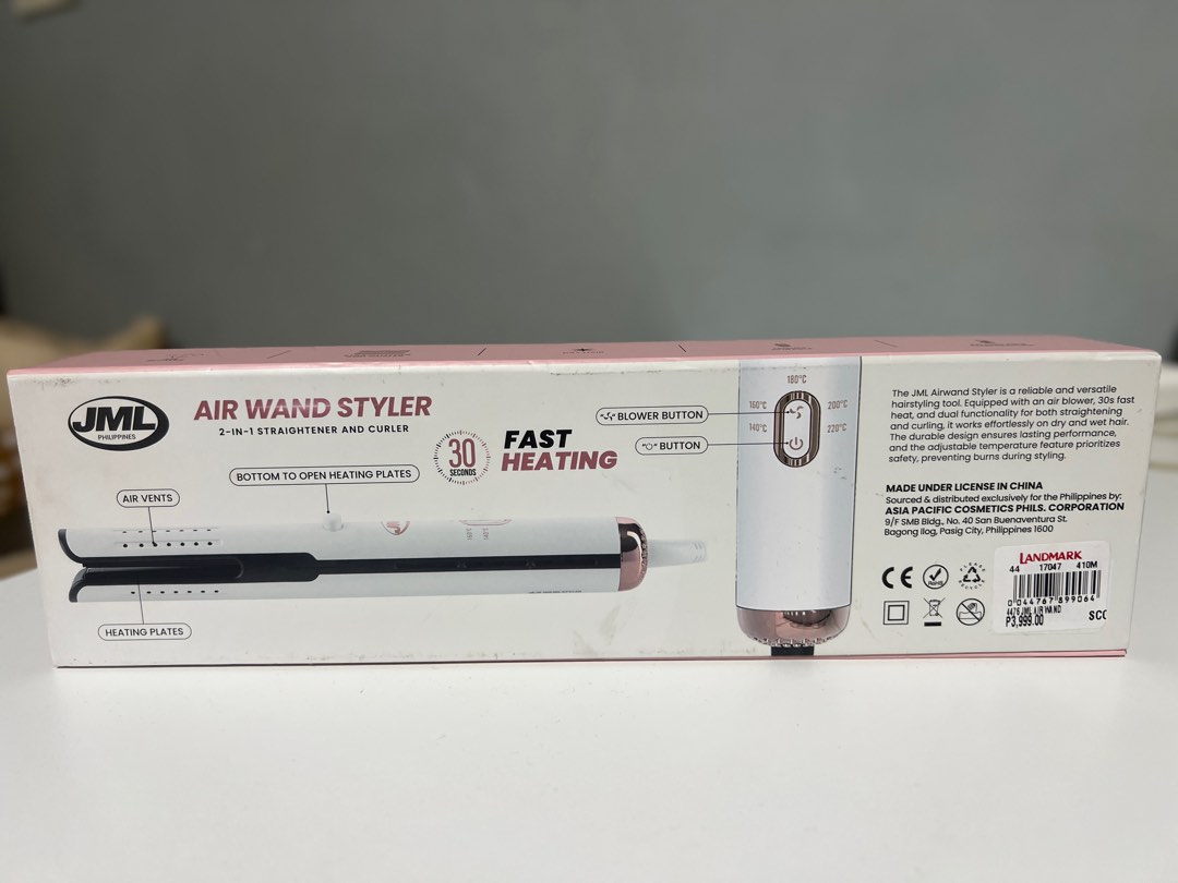 JML AIR WAND STYLER (Hair Iron), TV & Home Appliances, Irons & Steamers ...
