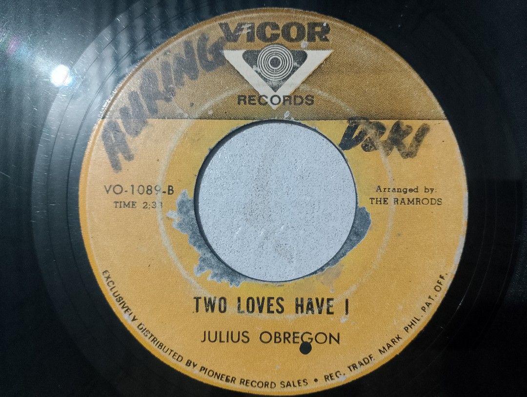 Julius Obregon - WON'T YOU GIVE ME A CHANCE / TWO LOVES HAVE I (OPM 45 ...