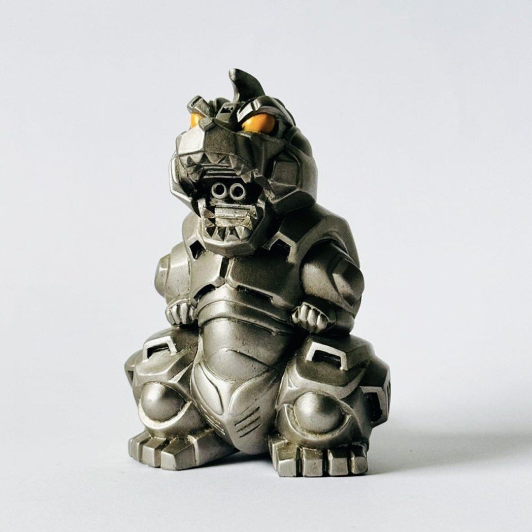 海洋堂｜KAIYODO 豆モデル ソフトビニール製塗装済完成品 ゴジラvsメカゴジラ メカゴジラ Mechagodzilla 機械哥吉拉 軟膠玩具 東寶 怪獸 哥吉拉 ソフビ Sofubi ...