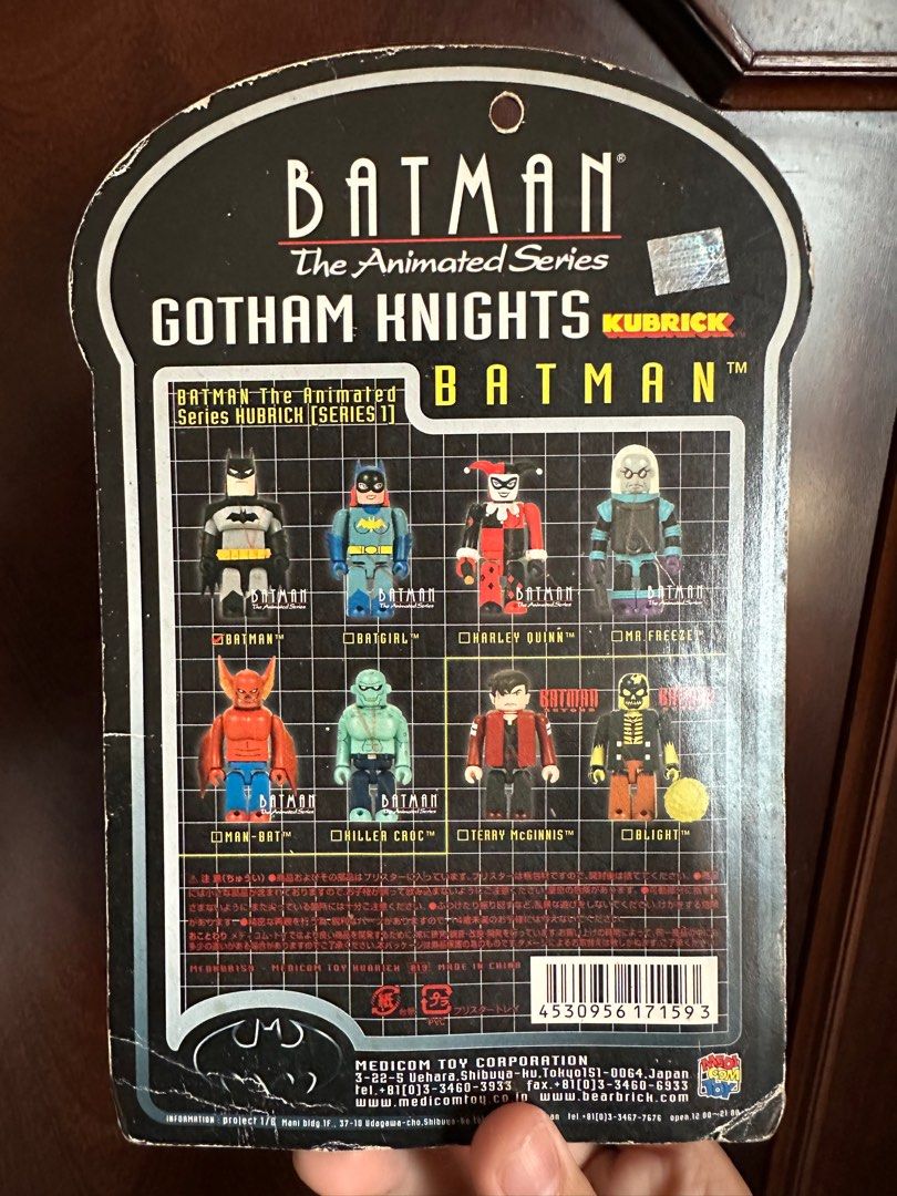 Kubrick Medicom - Batman The Animated Series - Gotham Knights - Batman ...