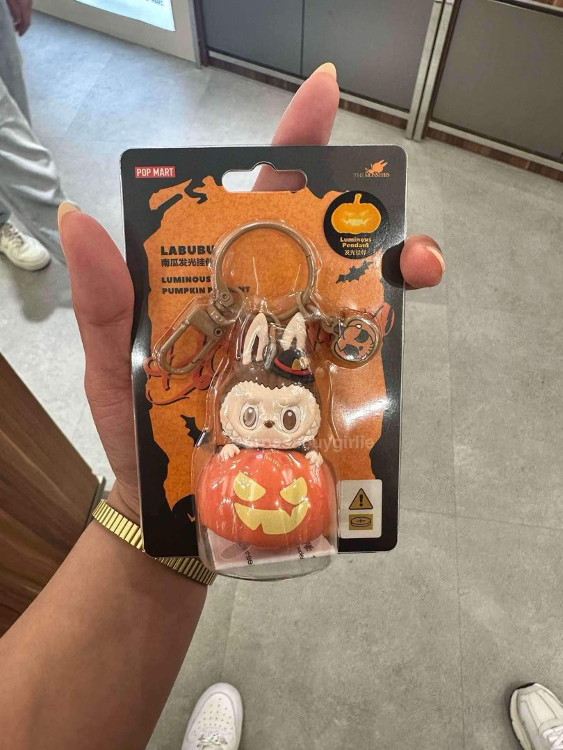 LABUBU LIMITED EDITION Luminous Pumpkin Pendant, Hobbies & Toys, Toys ...