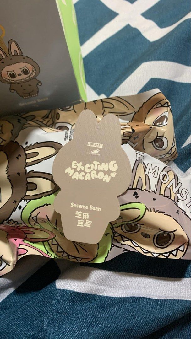 Labubu V1 (Sesame Bean), Hobbies & Toys, Toys & Games on Carousell