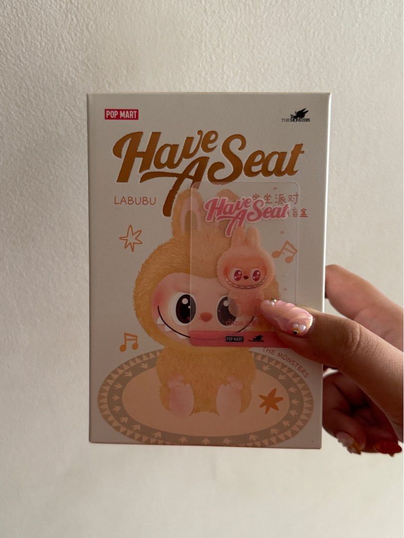 Labubu V2 Have a Seat (DADA), Hobbies & Toys, Toys & Games on Carousell