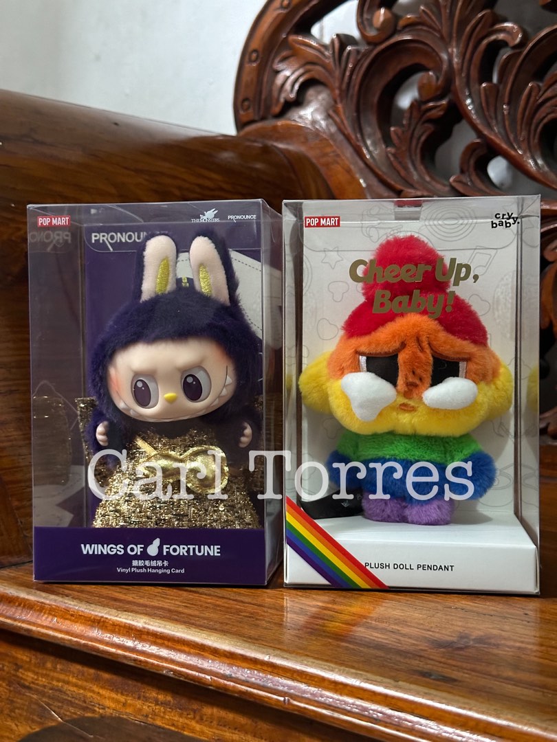 Labubu x Pronounce Wings of Fortune Crybaby Cheer up Baby, Hobbies ...