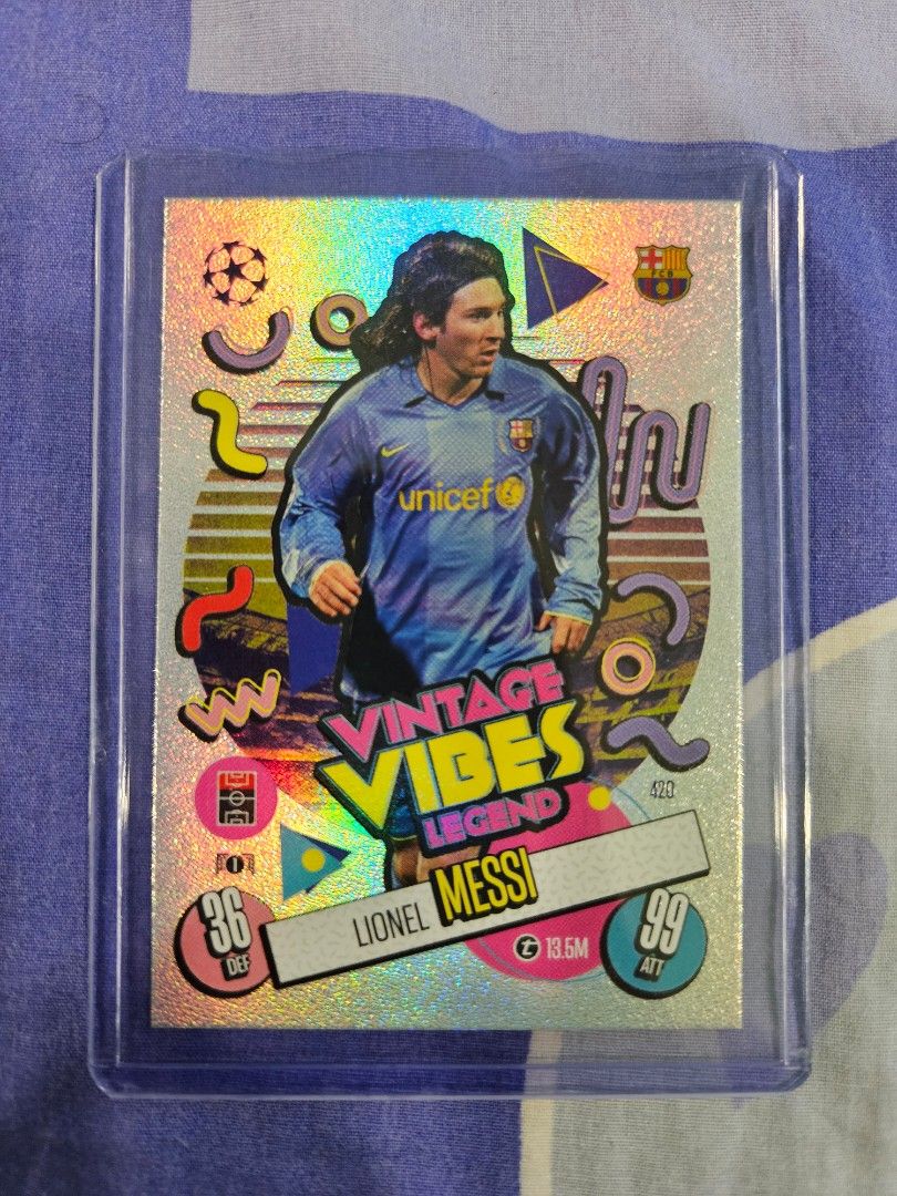 Lionel Messi Vintage Vibes Legend Match Attax 24/25, Hobbies & Toys ...