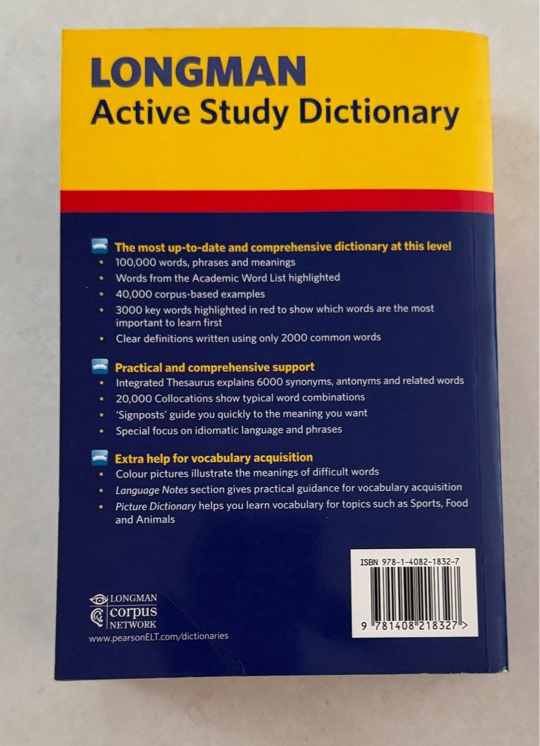 Longman Active Study Dictionary, Hobbies & Toys, Books & Magazines ...