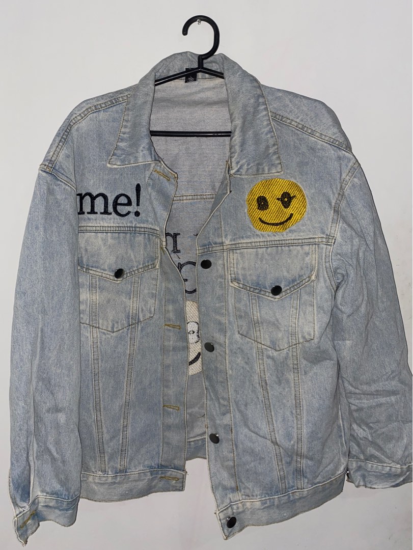 “Lucky Me! I see Ghost” denim jacket, Women's Fashion, Coats, Jackets ...