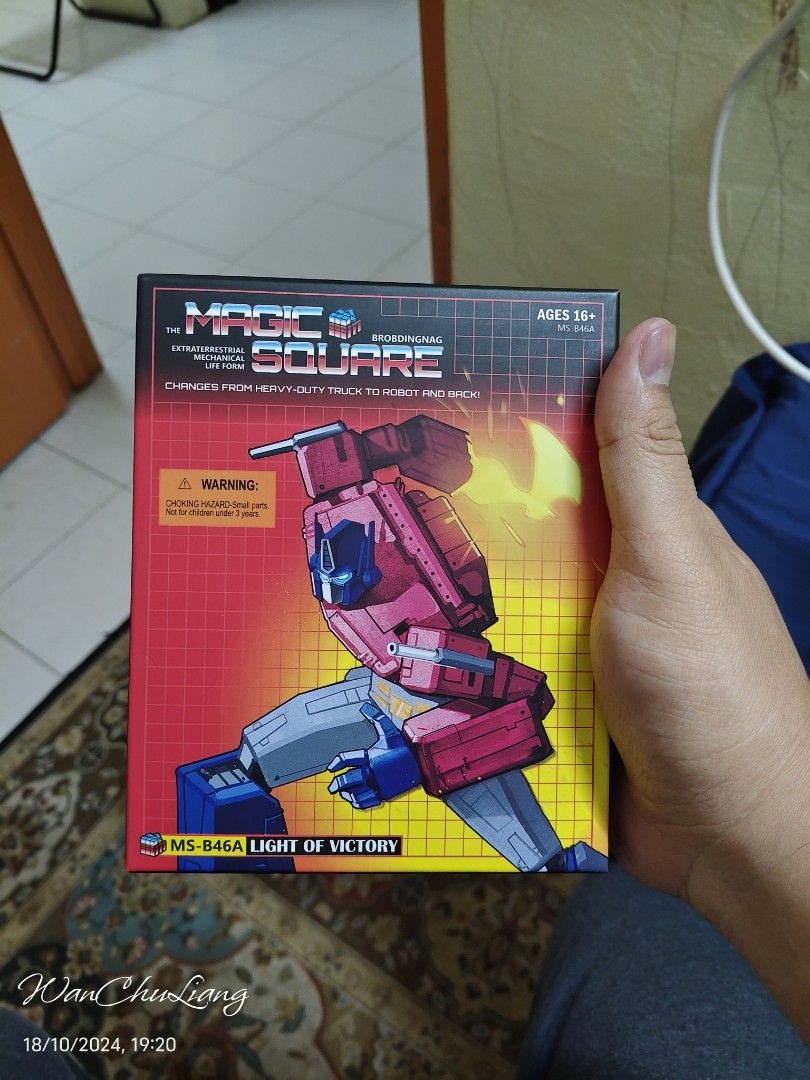 Magic Square optimus prime bib, Hobbies & Toys, Toys & Games on Carousell