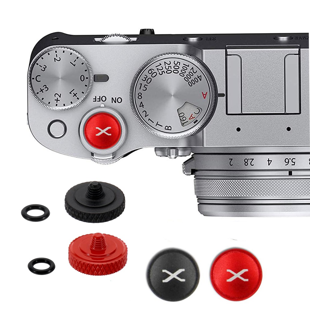 Metal Soft Touch Shutter Release Button for Fujifilm X Series Cameras Mirrorless DSLR SLR TLR ...