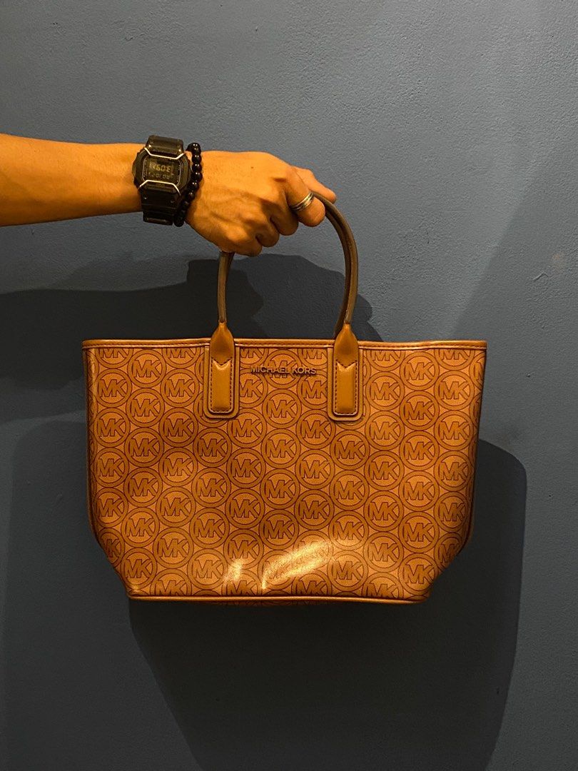 Michael Kors Jodie Small Logo Jacquard Tote Bag, Luxury, Bags & Wallets ...