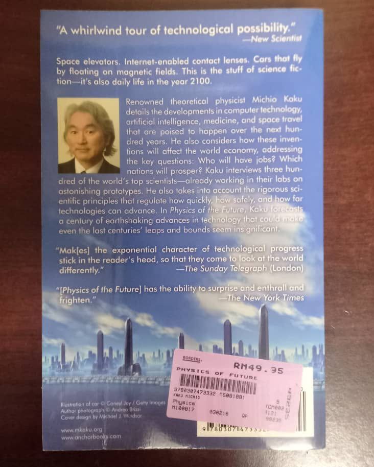 MICHIO KAKU: PHYSICS OF THE FUTURE How Science will shape Human Destiny ...