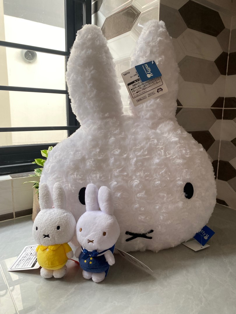 Miffy Cushion & Miffy Plush Keychains, Hobbies & Toys, Toys & Games on ...