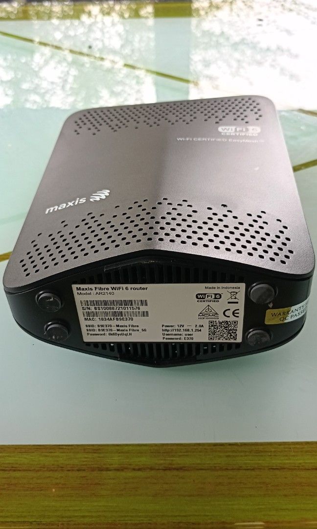 Modem maxis wifi 6, Computers & Tech, Office & Business Technology on ...