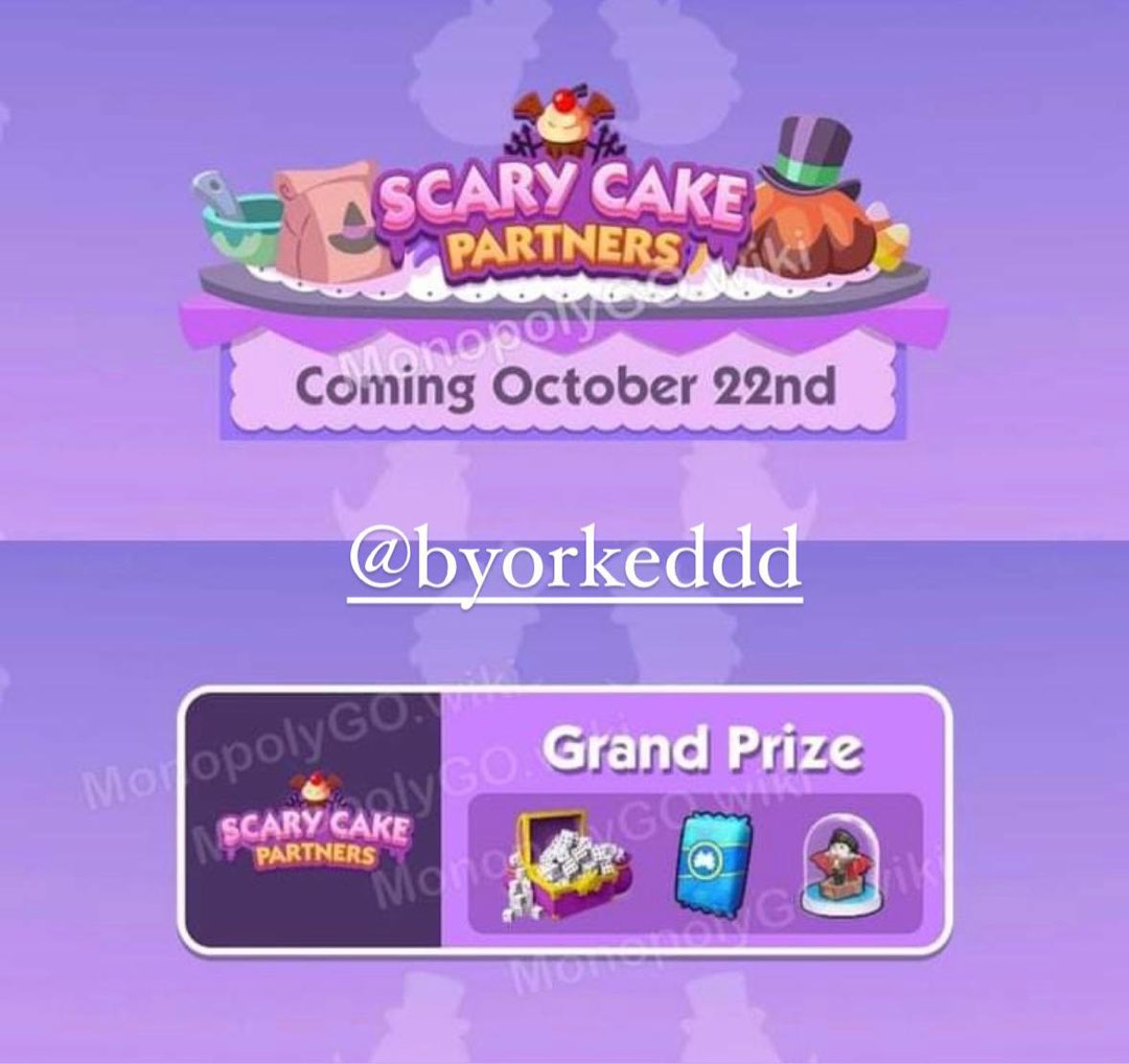 MONOPOLY GO SCARY CAKE EVENT PARTNER, Video Gaming, Gaming Accessories ...