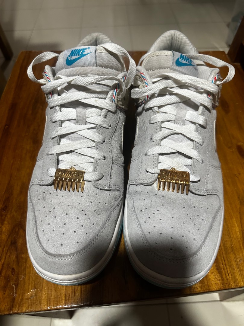 NIKE SB DUNKS Barber Shop, Men's Fashion, Footwear, Sneakers on Carousell