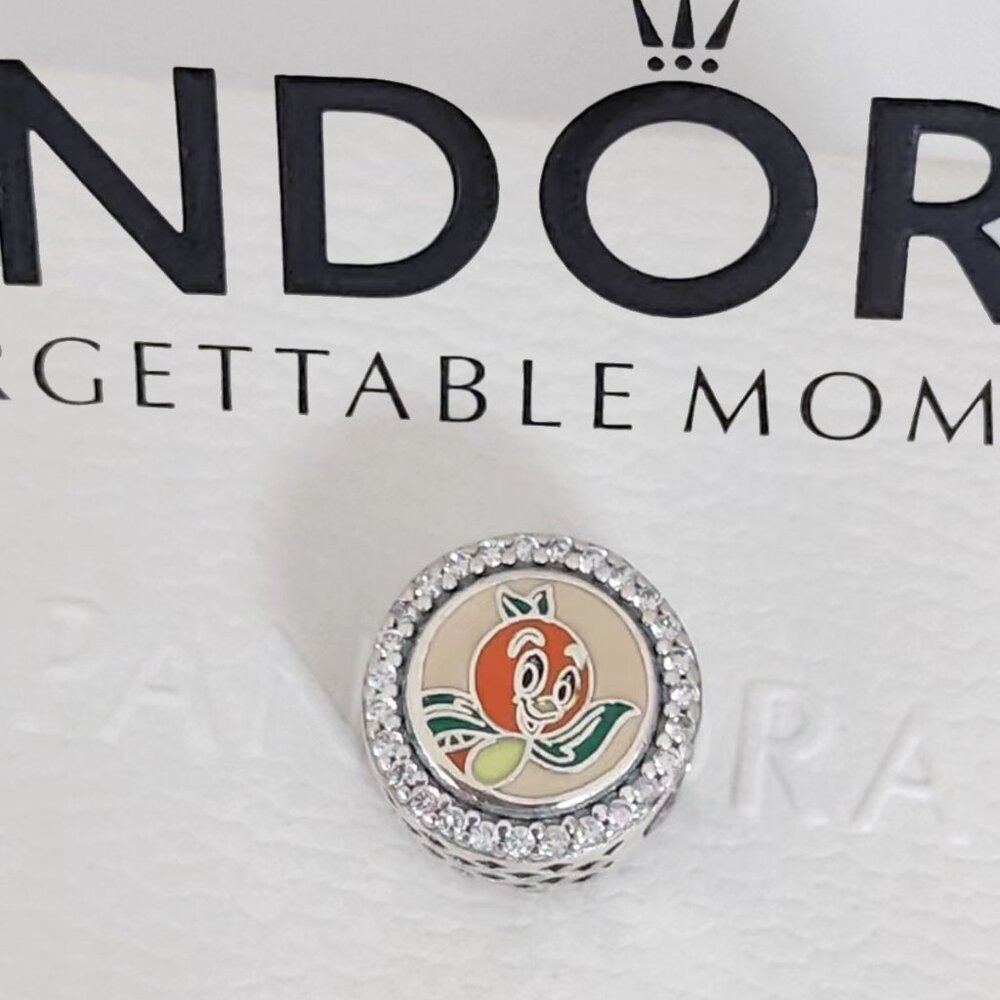 Pandora Orange Bird Charm Bead Pendant Epcot Flower And Garden Festival ...