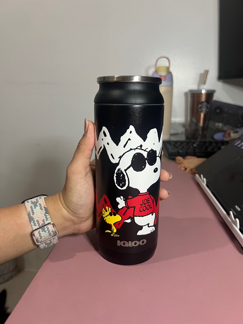 Peanuts (Snoopy) Joe Cool Igloo Stainless Steel Tumbler, Furniture ...