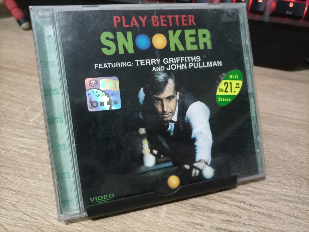 Play Better Snooker Terry Griffiths and John Pullman with hologram and ...