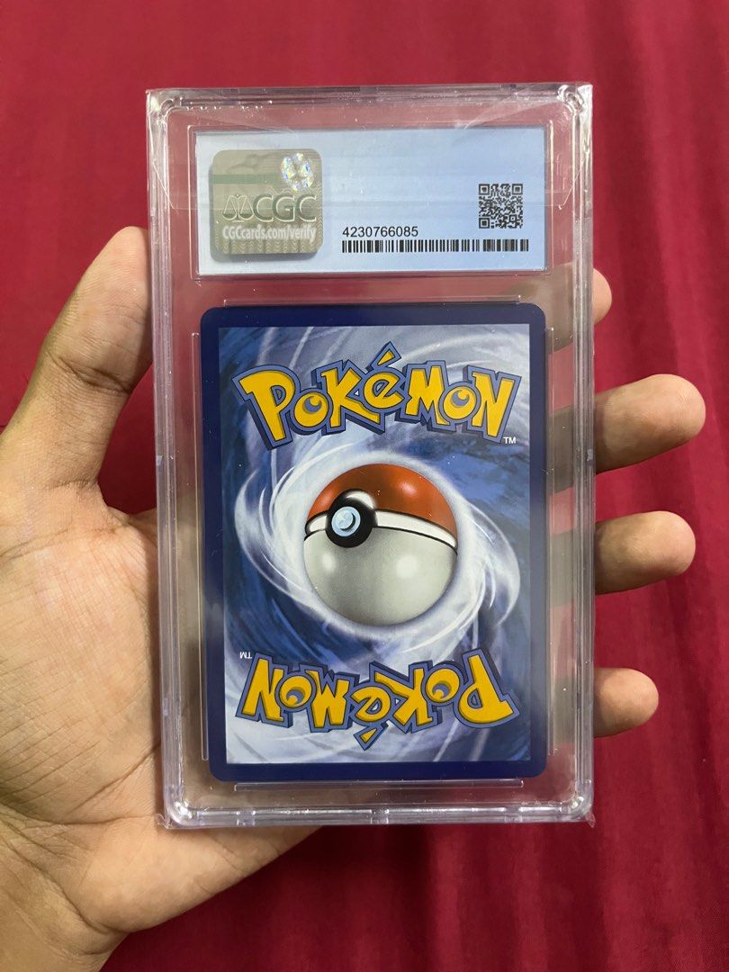 Pokemon TCG Radiant Charizard Pokemon Go 8.5 CGC Graded Slab, Hobbies ...