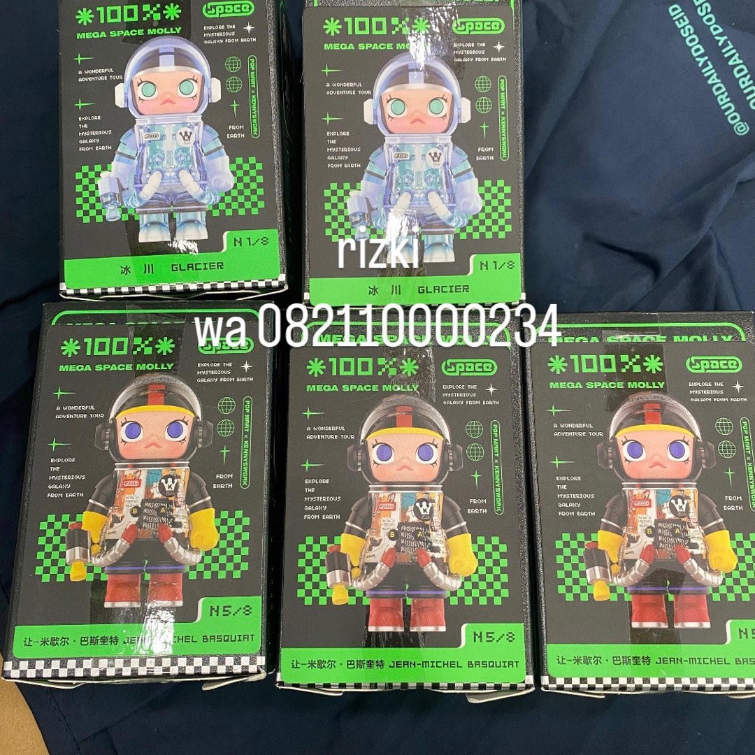 POP MART SPACE MOLLY V2 GLACIER FOIL SEALED CUMA CEK KARTU, Toys ...
