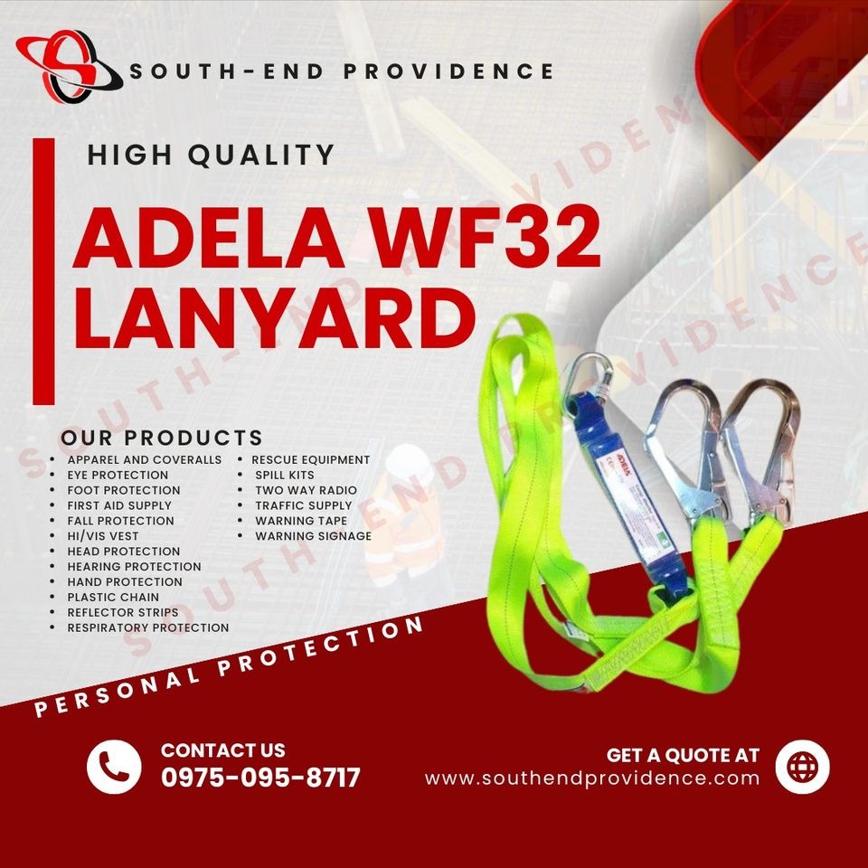 PPE WF32 Lanyard / Safety Lanyard Harness Adela Brand, Commercial ...